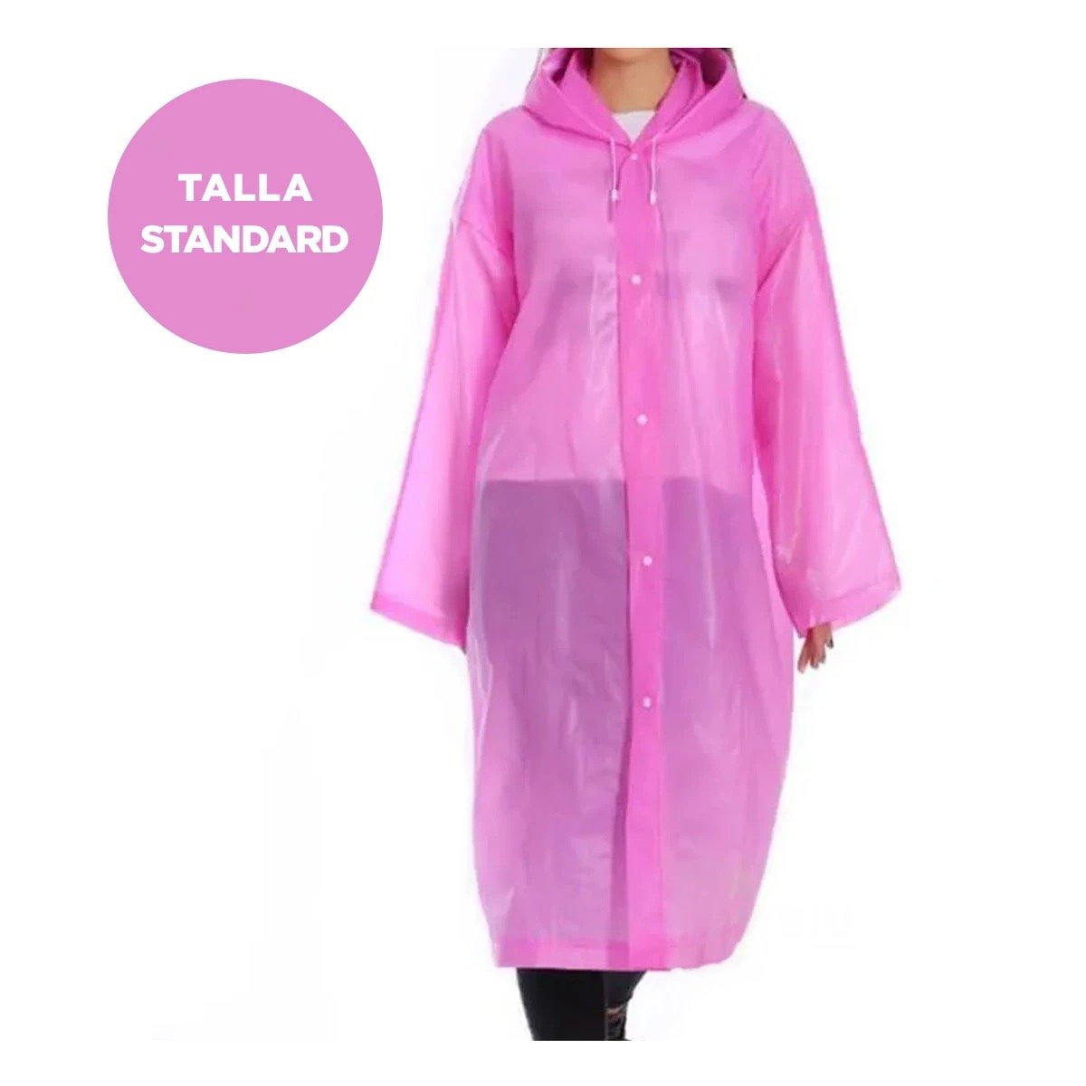 PACK4 IMPERMEABLE COLOR ROSADO PARA ACTIVIDADES EN EXTERIOR Y+REGALO ...