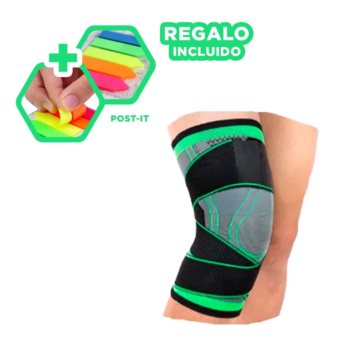PACK12 PROTECTOR UTIL RODILLA ATLETAS Y+BANDERITAS ADHESIVAS