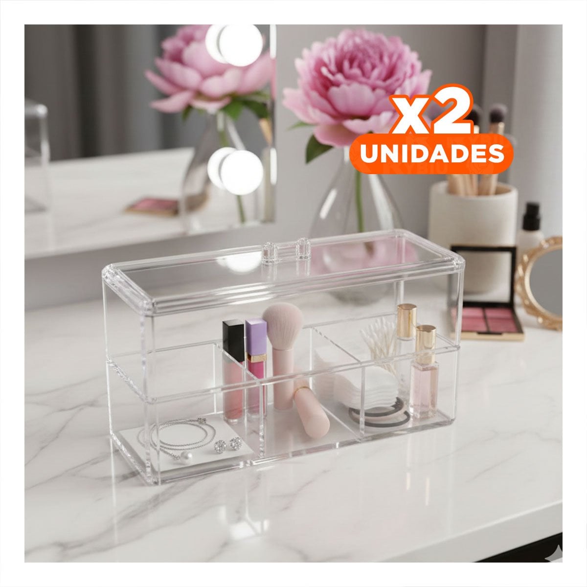 PACK2 CAJA DE 2 NIVELES PARA HABITACION Y+REGALO STICKERS