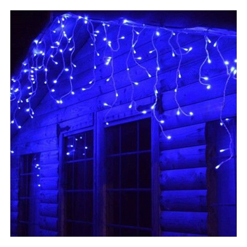 PACK12 ILUMINACION DECORATIVA AZUL EN CASCADA