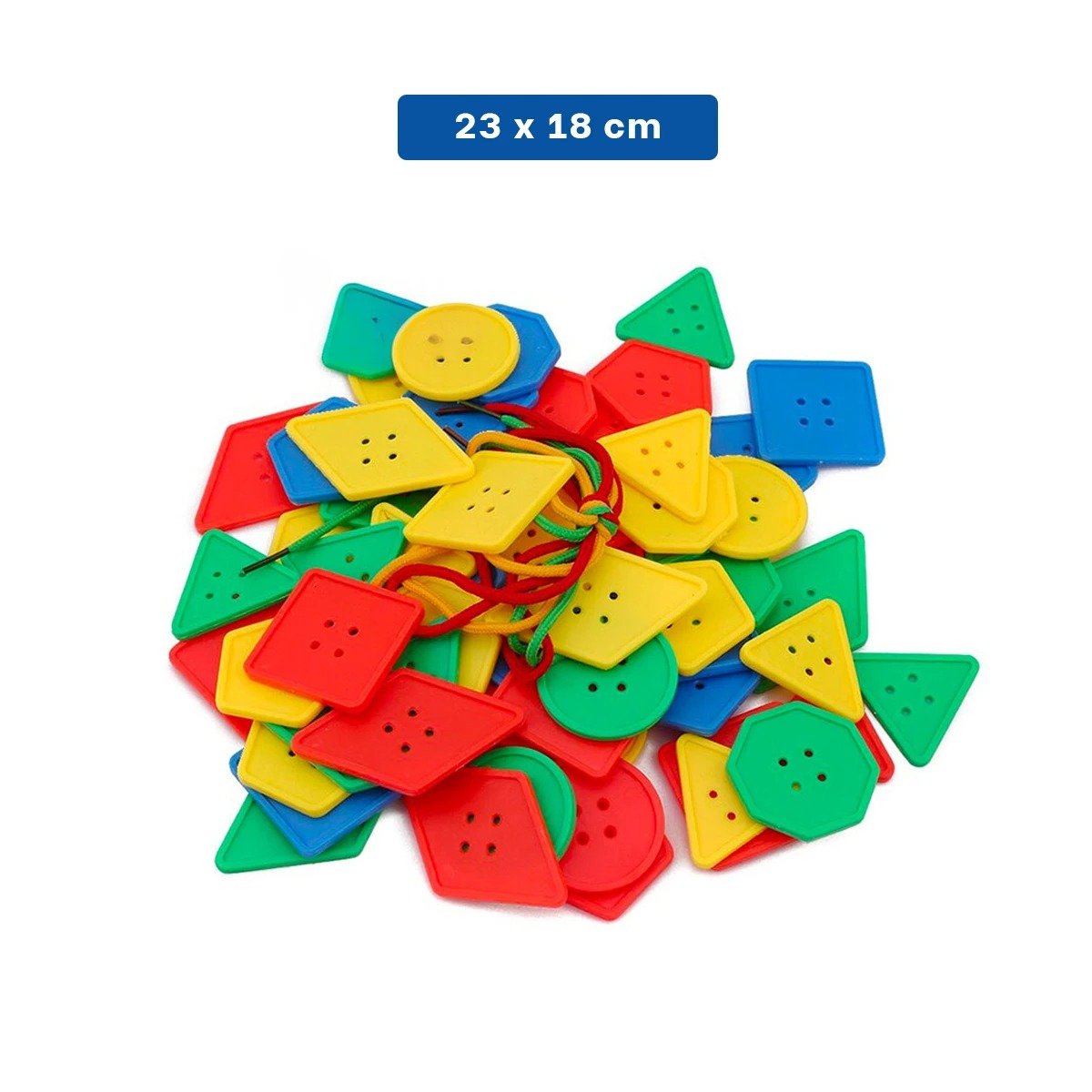 PACK4 PAQUETE DE BOTONES CON FORMAS GEOMETRICAS PARA ENSAMBLE VISUAL Y ...