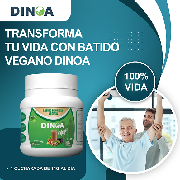 Ripley - SUPLEMENTO DINOA POLVO VEGGIE GERIA 500GR (PROTEÍNA 14GR)