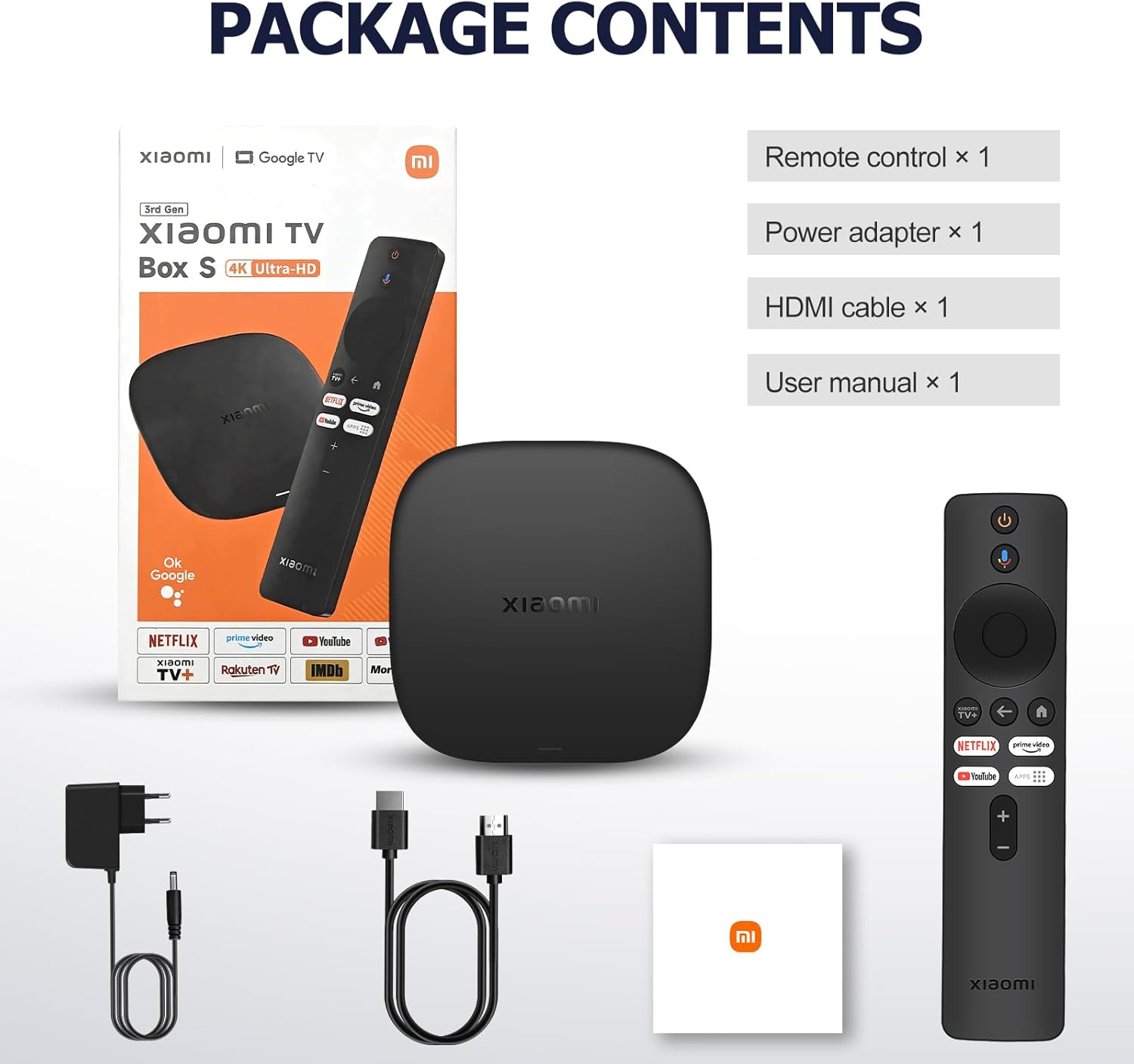 XIAOMI MI TV BOX S 3RD CON GOOGLE TV 4K VERSION GLOBAL
