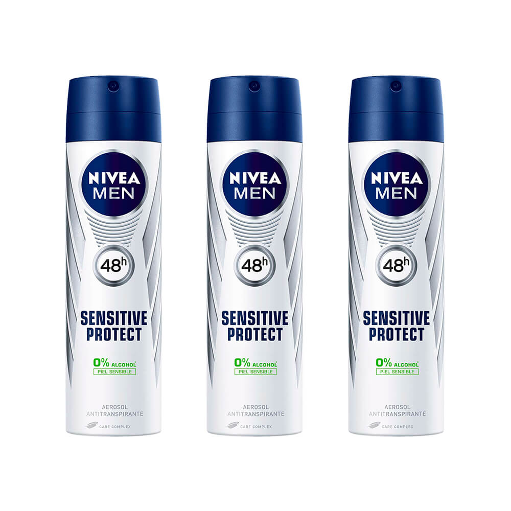 Ripley - NIVEA DEO SENSITIVE PROTECT SPRAY 150ML (X3)