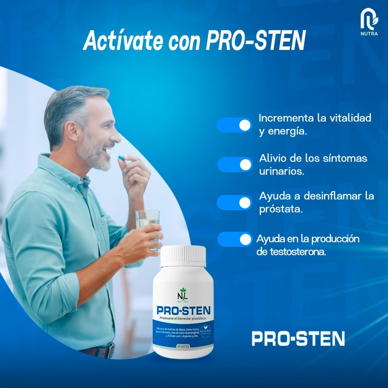 PROSTEN X 60 UND SALUD PROSTÁTICA
