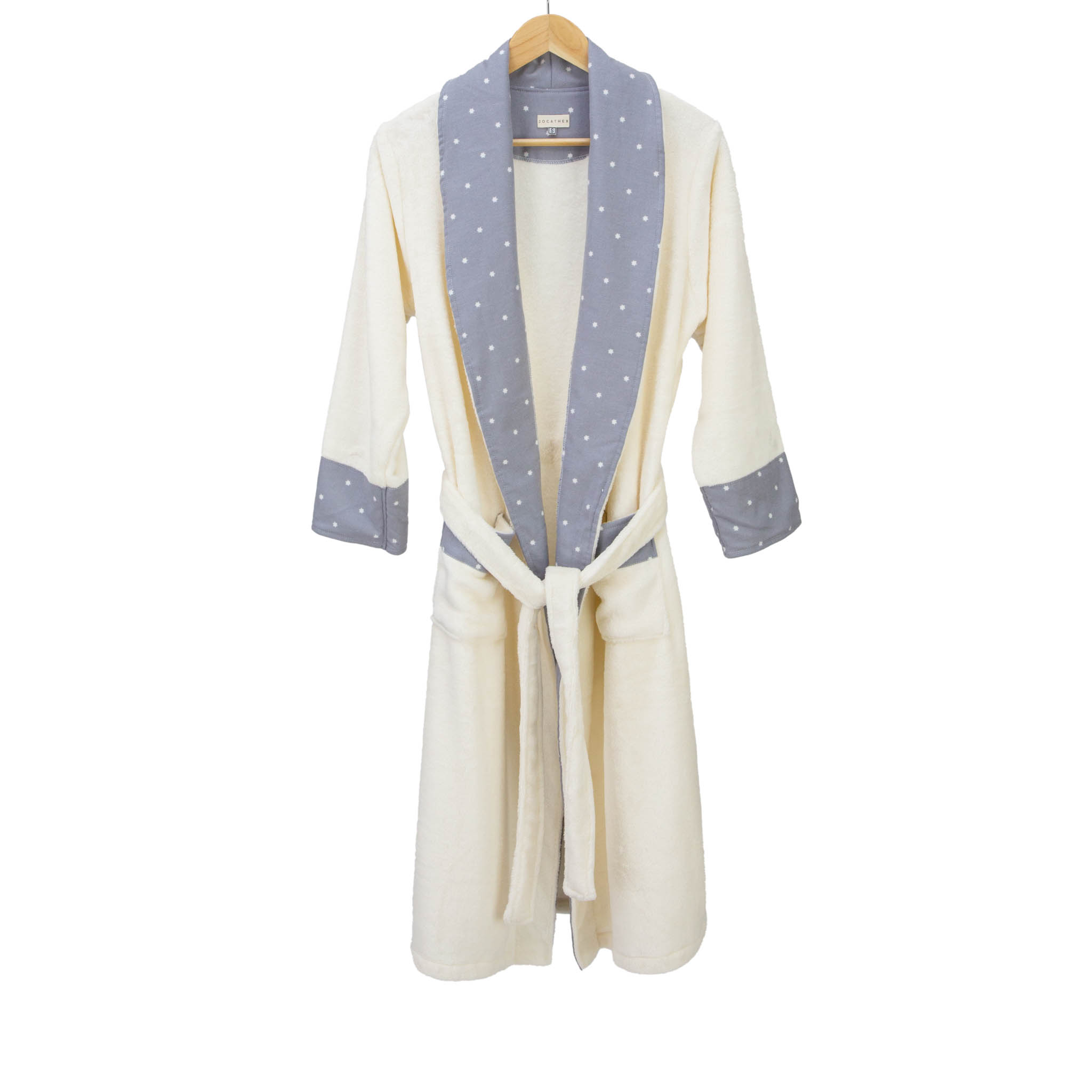 Ripley - BATA DE PLUSH CON CUELLO TALLA XL