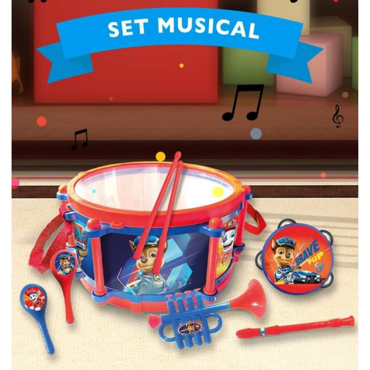 Ripley - SET DE 6 INSTRUMENTOS MUSICALES PAW PATROL PARA BEBES