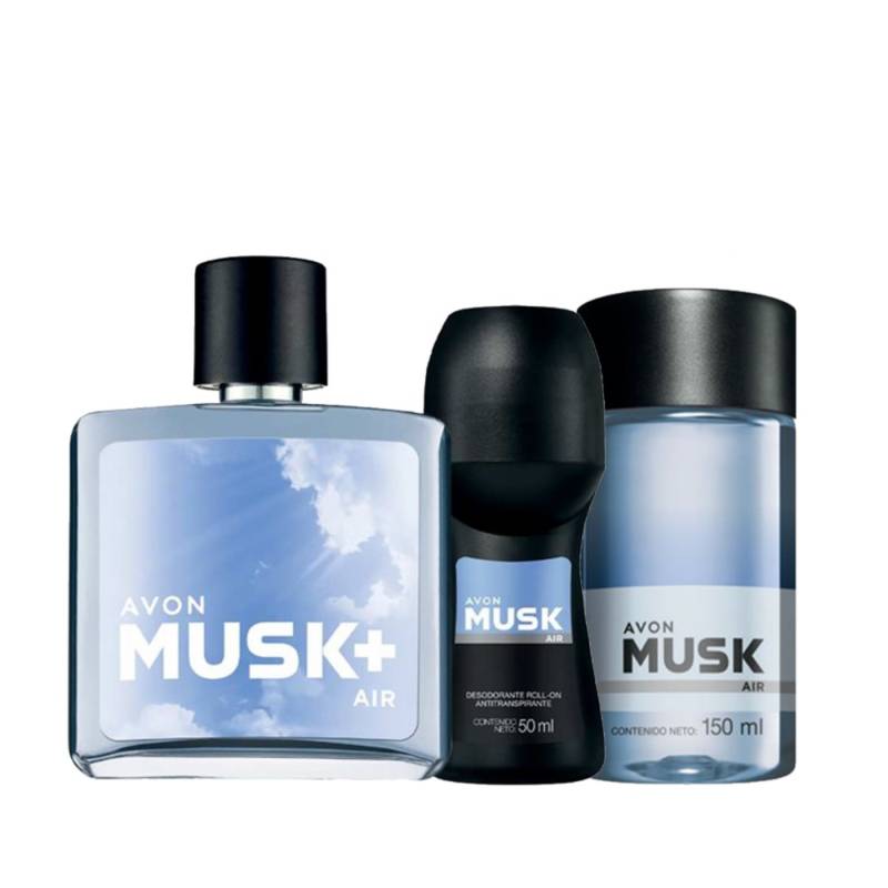 Ripley - MUSK AIR PERFUME DE HOMBRE CON DEO Y REFRESH AVON