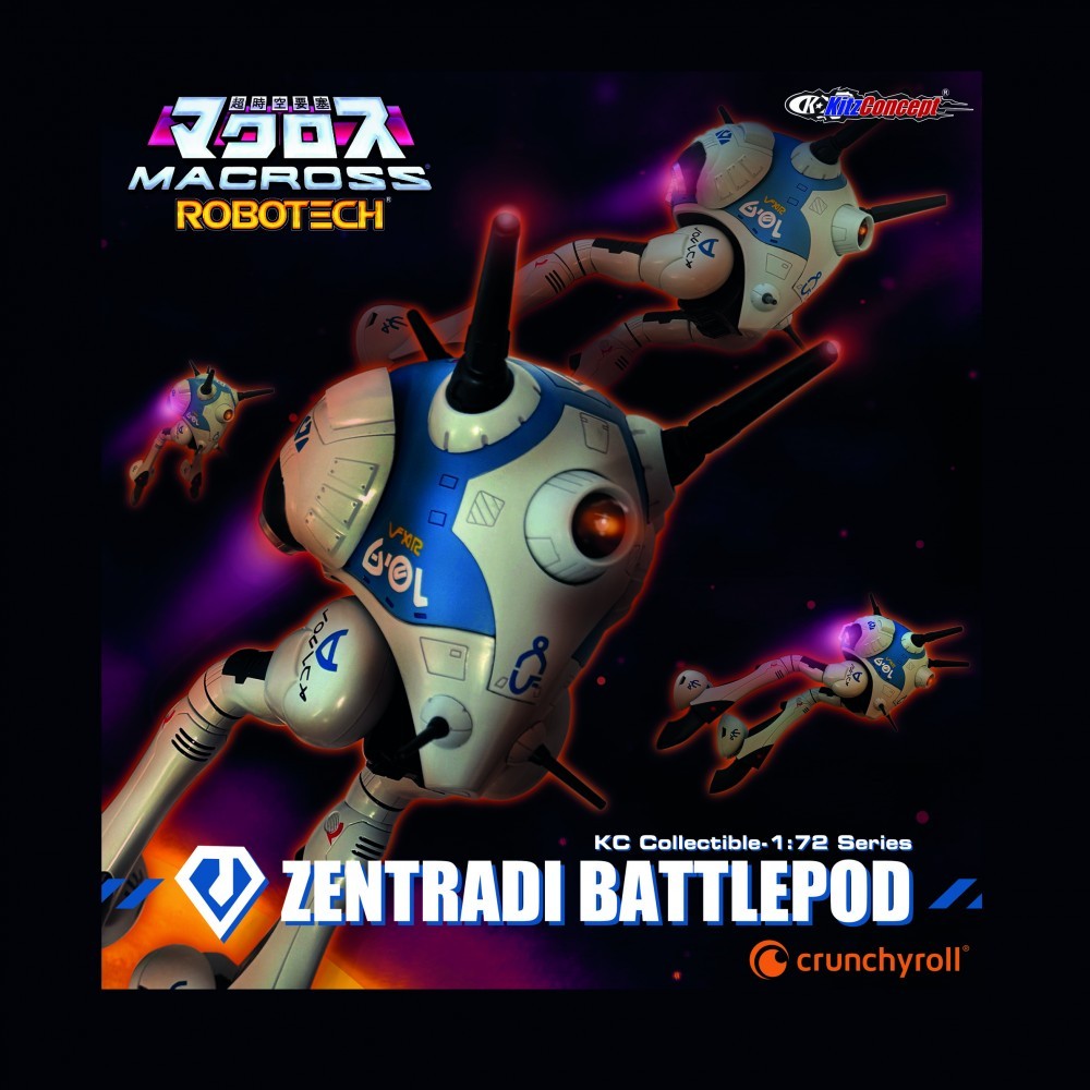 MACROSS ZENTRAEDI BATTLE POD Y GLUU-GER 1/72