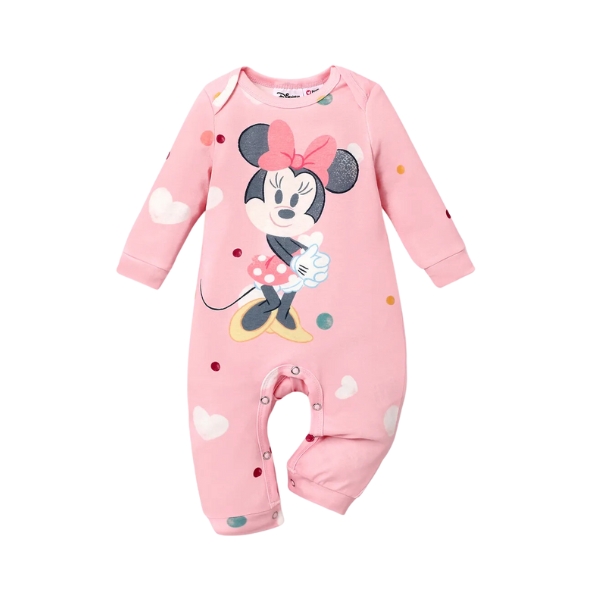 Ripley Enterizo NiÑa Rosado Minnie Mouse