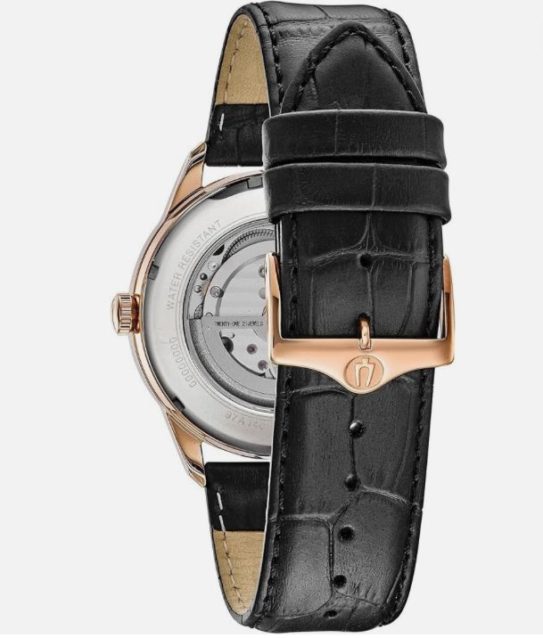 BULOVA CLASSIC AUTOMATICO ORO ROSA CORREA CUERO