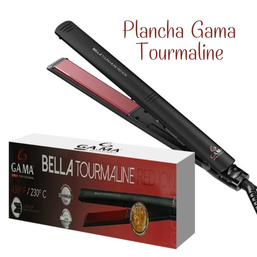 Ripley - PLANCHA ALISADORA GAMA BELLA TURMALINE RED ION LED ION ON/OFF
