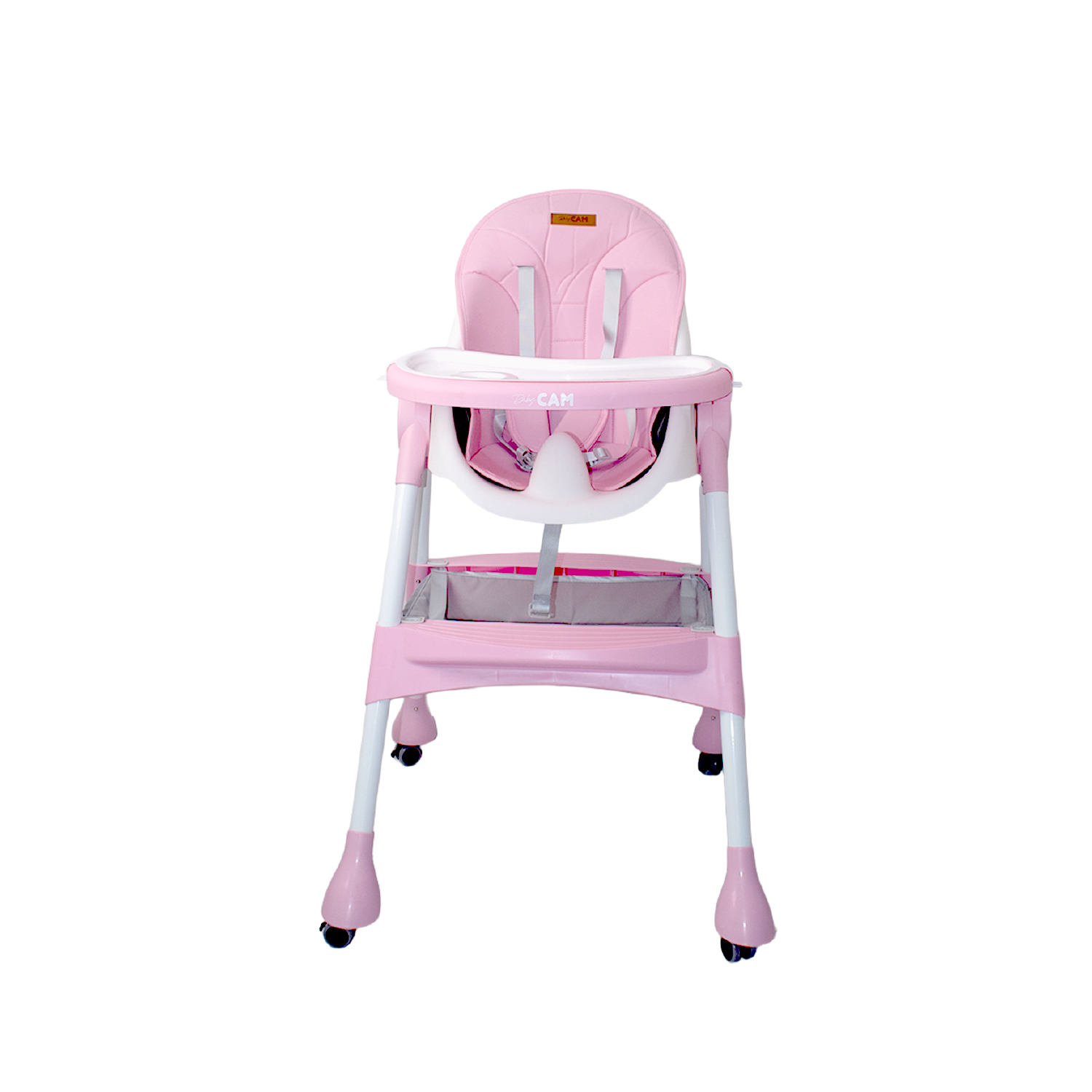 SILLA DE COMER WESLEY BABY CAM ROSADO
