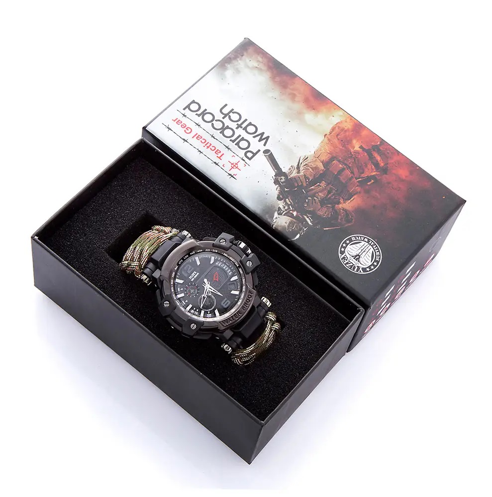 RELOJ TACTICO MILITAR CON CORREA REFORZADAS