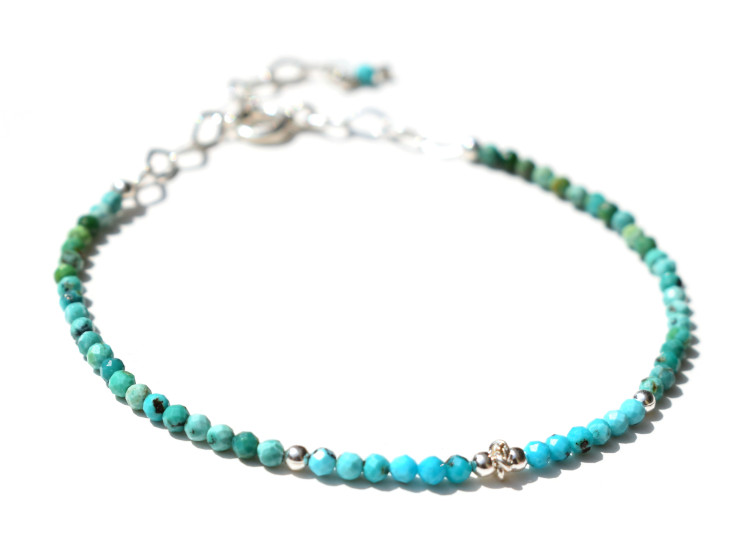 Ripley - PULSERA TURQUESA PIEDRA NATURAL