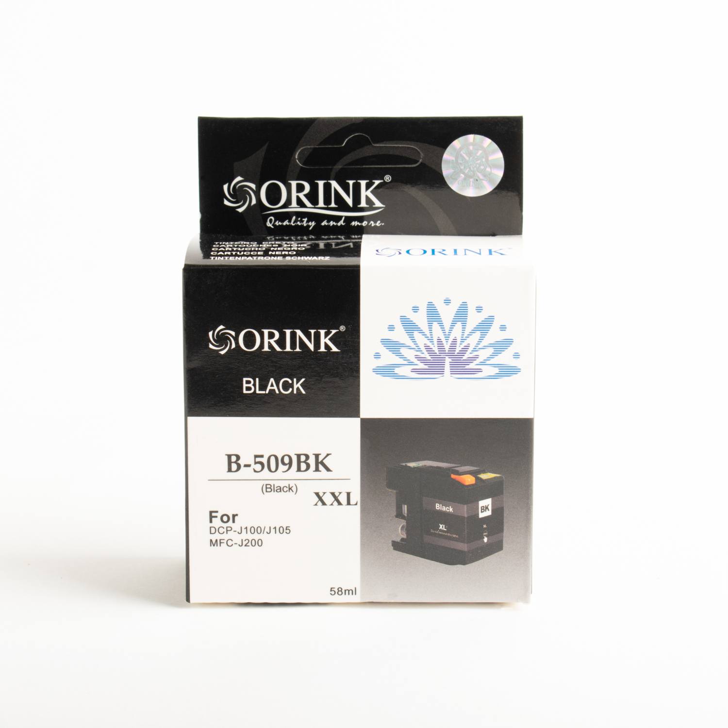 Ripley - CARTUCHO ORINK B 509 XXL NEGRO DE 58 ML COMPATIBLE CON BROTHER