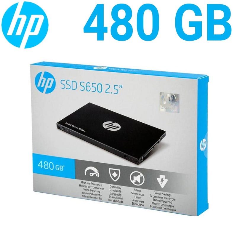 Ripley - SSD DISCO SOLIDO HP 480GB FORMATO 2.5' SATA 480 GB S650