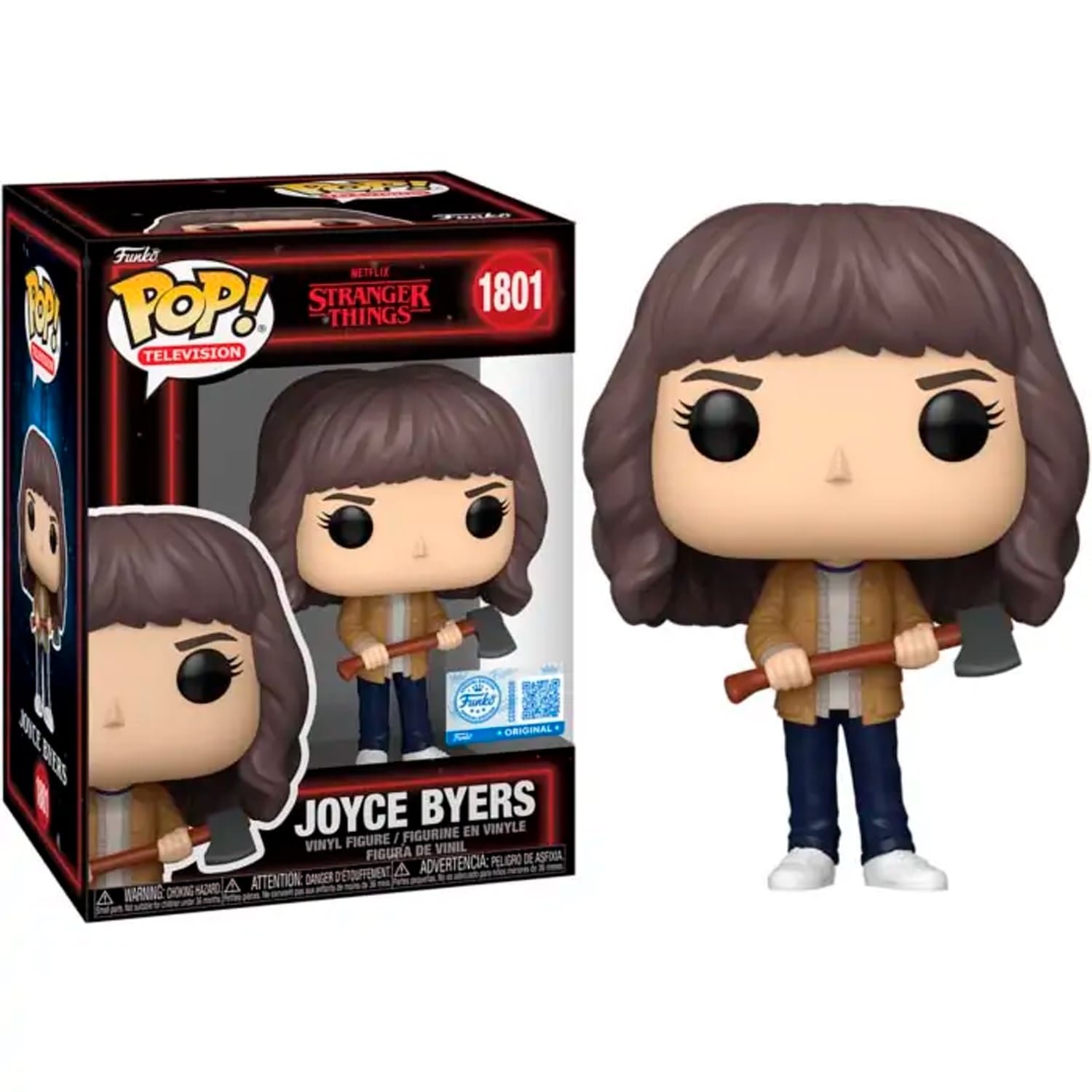 FUNKO POP STRANGER THINGS: JOYCE BYERS (AXE) #1801 - FUNKO SHOP EXCLUSIVE