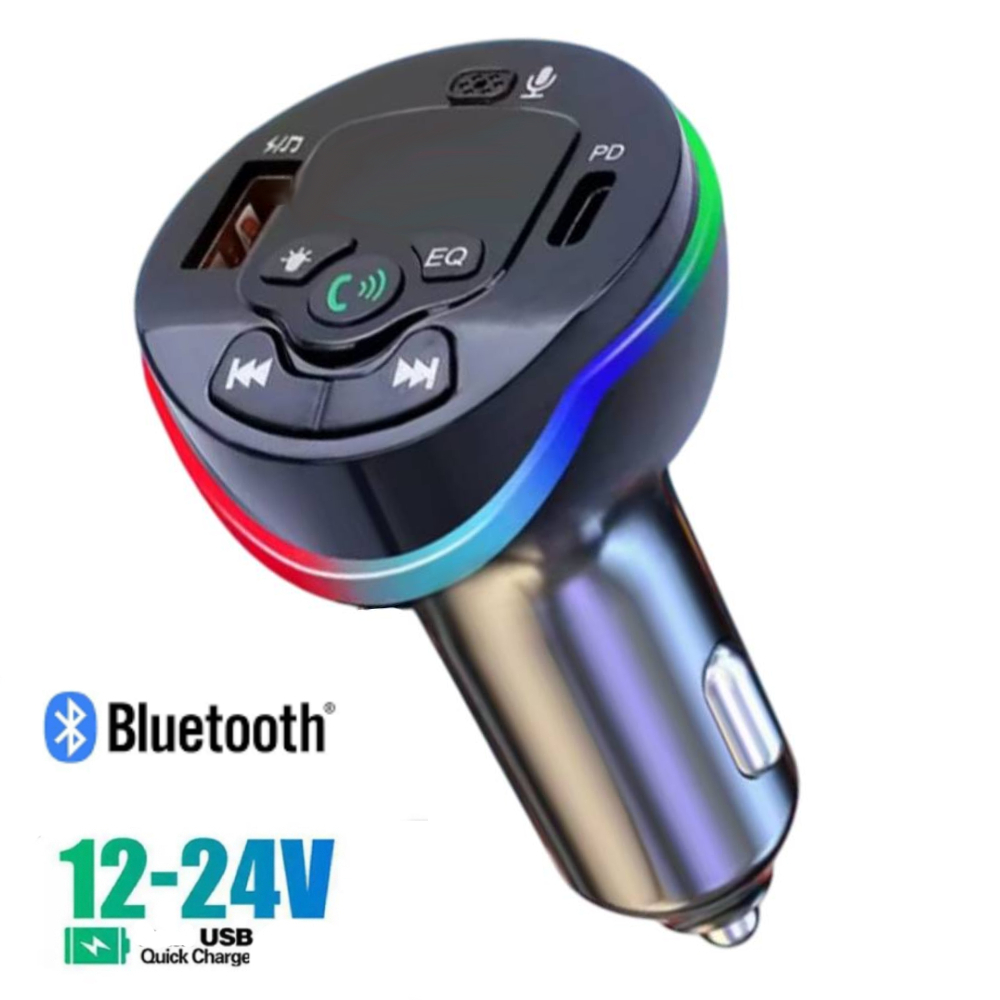 ADAPTADOR RECEPTOR BLUETOOTH PARA AUTO CARGADOR