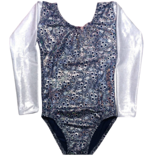 Ripley - BODY MINI LICRA NIÑA LALALA PLATEADO LEOTARD GIMNASIA BURBUJA