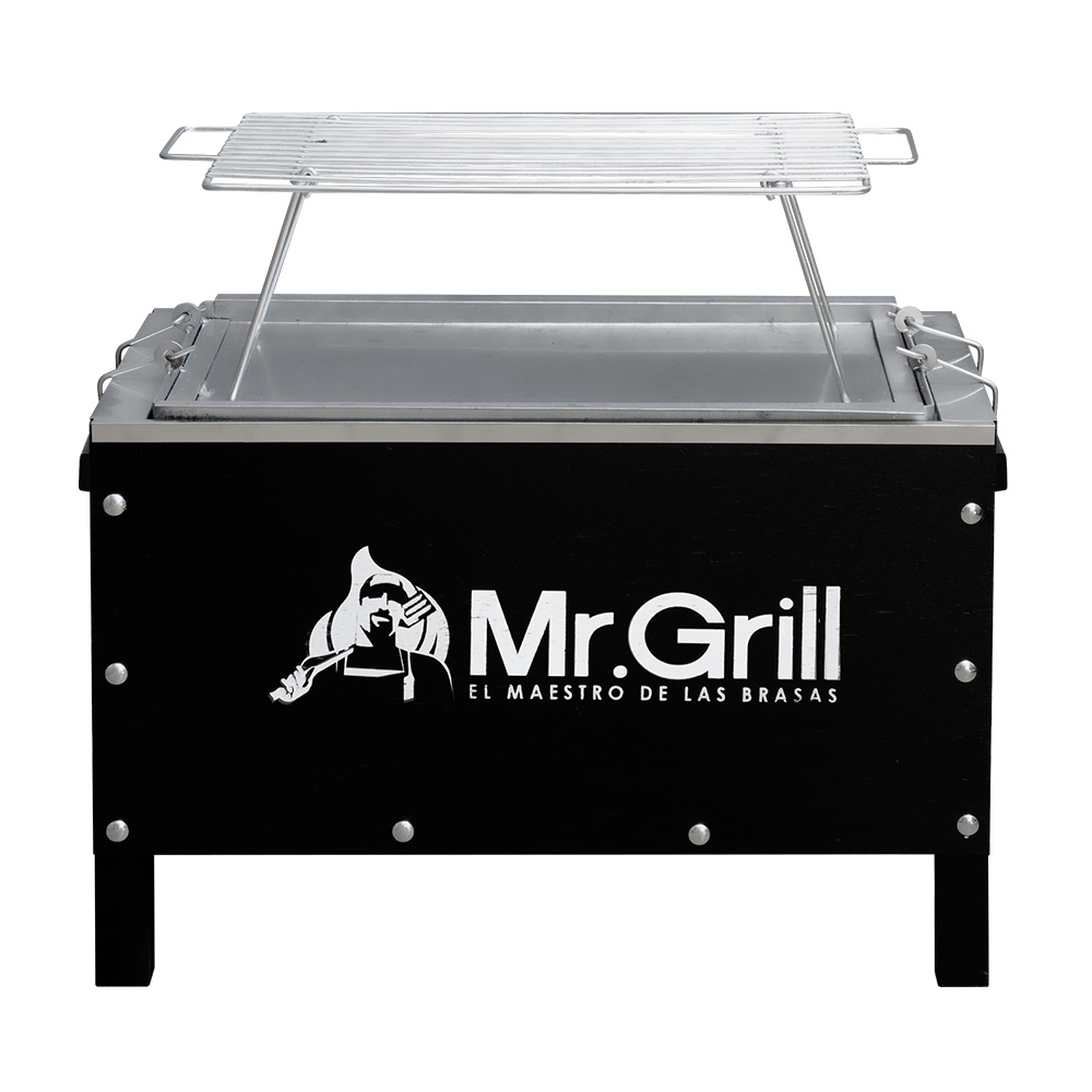 Ripley - MR.GRILL CAJA CHINA MEDIANA SR ACERO GALVANIZADO + PARRILLA ...