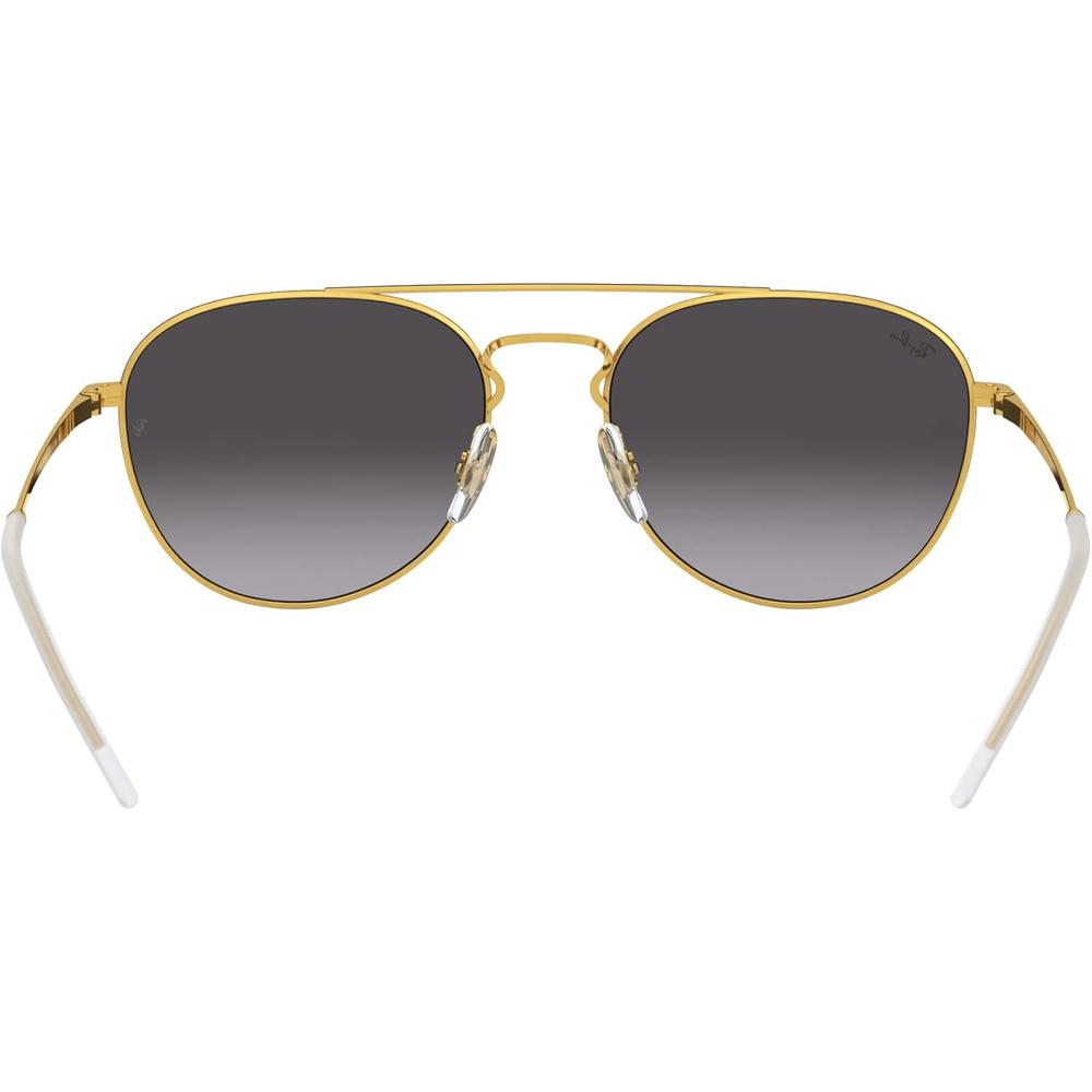 RAY-BAN RB3589 GAFAS DE SOL PARA HOMBRE | BLACK ON GOLD / LIGHT GREY ...