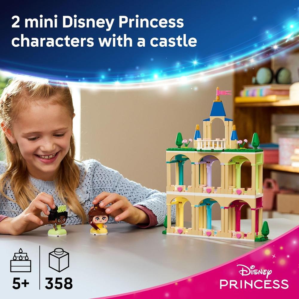 LEGO DISNEY PRINCESS MINI BELLA Y TIANA CON CASTILLO 43291