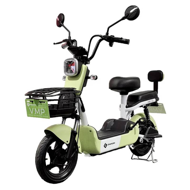 Ripley - BICIMOTO ELÉCTRICA GREENLINE VMP S5 VERDE, RENDIMIENTO DE 30 A ...
