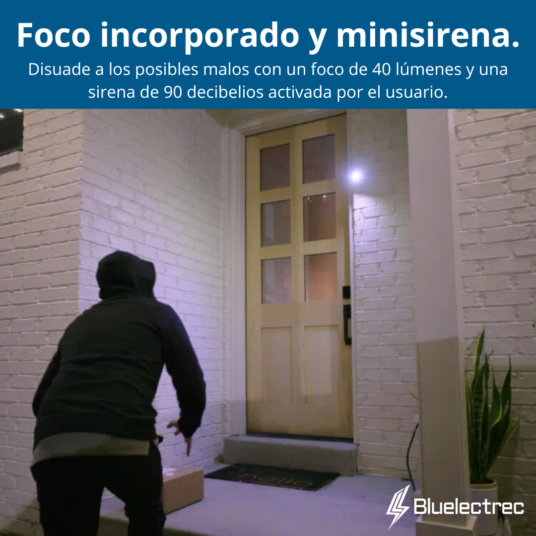 CÁMARA DE SEGURIDAD WIFI IP65 CON SIRENA Y FOCO - WYZE CAM OG