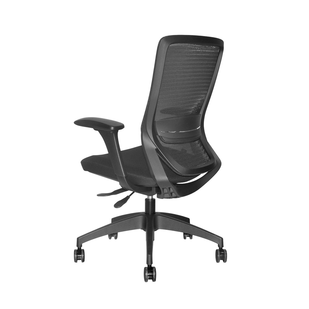 SILLA ERGONÓMICA RECLINABLE SLIDER BRAZO 4D. LOOP GERENCIAL NEGRO OFIDEAS