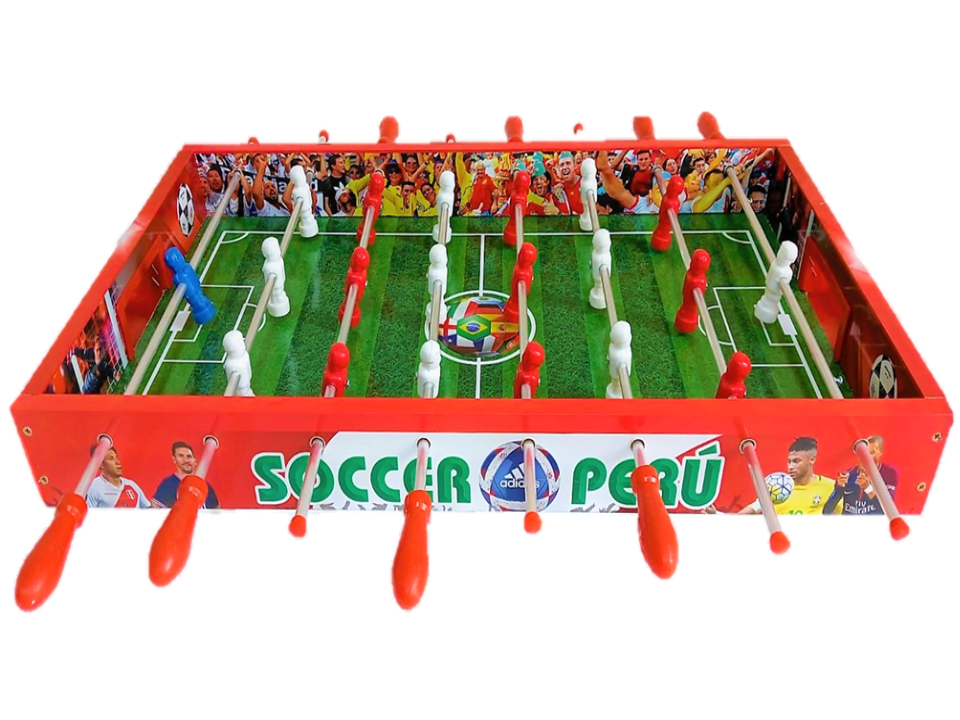 FULBITO DE MESA MANO REVERSIBLE DE MADERA – 5 JUEGOS EN 1