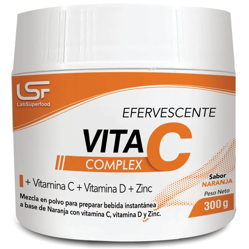 Ripley - MULTIVITAMÍNICOS VITA C COMPLEX EFERVESCENTE LAB SUPERFOOD 300GR