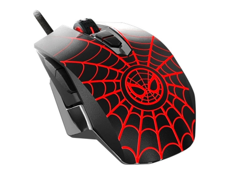 Ripley - MOUSE LICENCIADO XTECH GAMING SPIDERMAN MILES MORALES USB 2400 ...