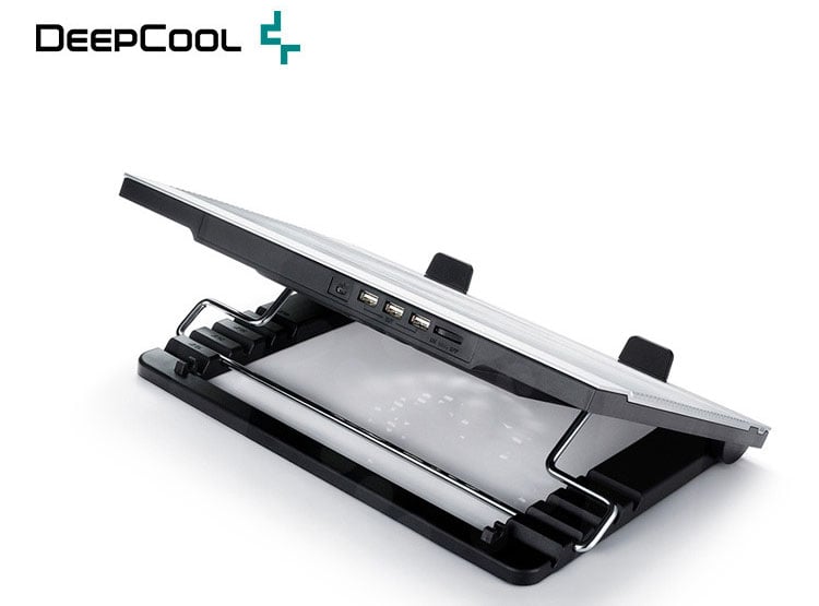 COOLER DE LAPTOP DEEPCOOL N9 SILVER, ALUMINIO