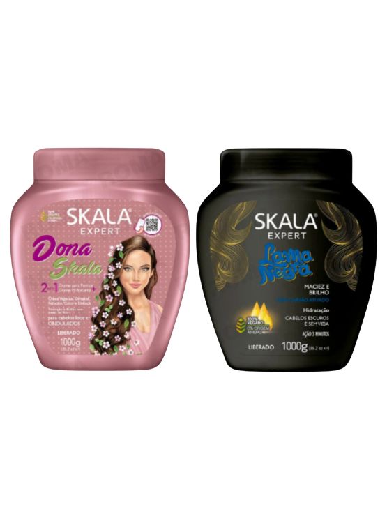CREMA CAPILAR DONA SKALA + CREMA CAPILAR SKALA LAMA NEGRA