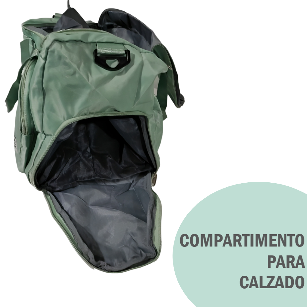 Ripley - BOLSO DE VIAJE DE GRAN CAPACIDAD CON COMPARTIMENTO PARA ZAPATOS