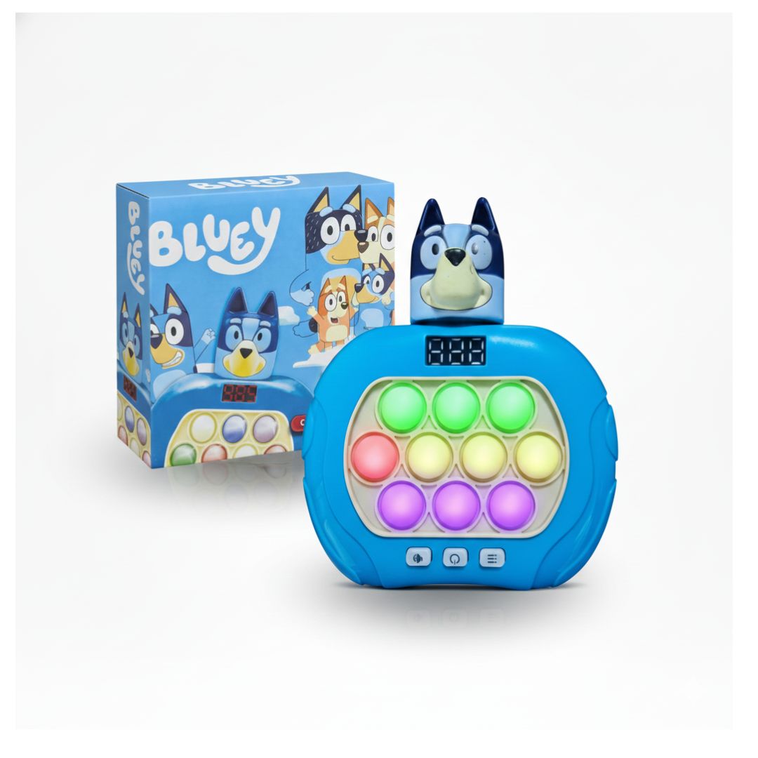 JUGUETE BLUEY POP IT MUSICAL CON PANTALLA + DIVERSIÓN EN NIVELES +900 ...