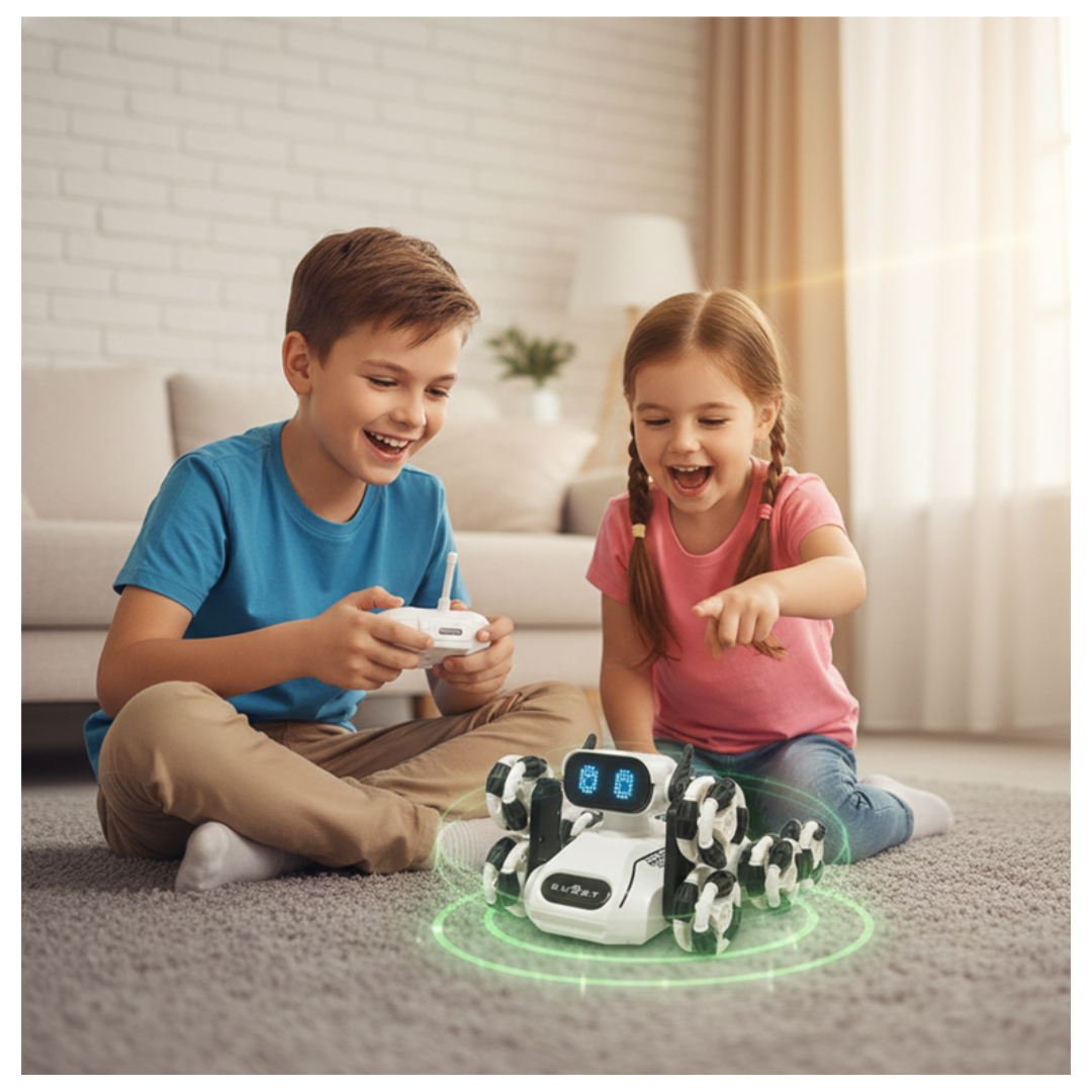 PERRO ROBOT DE 8 LLANTAS JUGUETE ELECTRÓNICO PARA NIÑOS Y NIÑAS ...