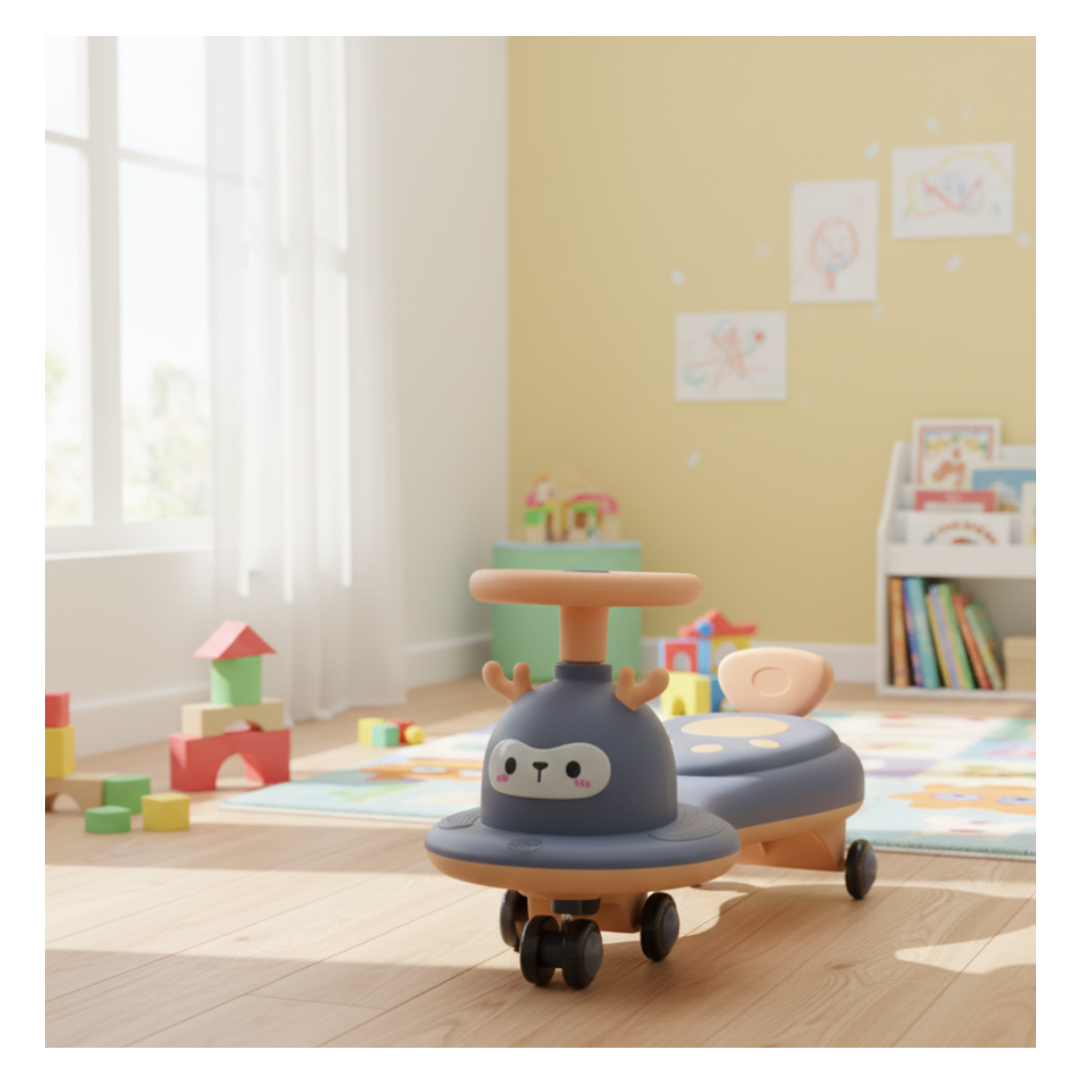 CARRO MONTABLE INFANTIL DE PASEO RENO AZUL