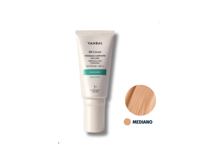 BB CREAM HIDRATANTE MATIFICANTE CON COLOR: MEDIANO