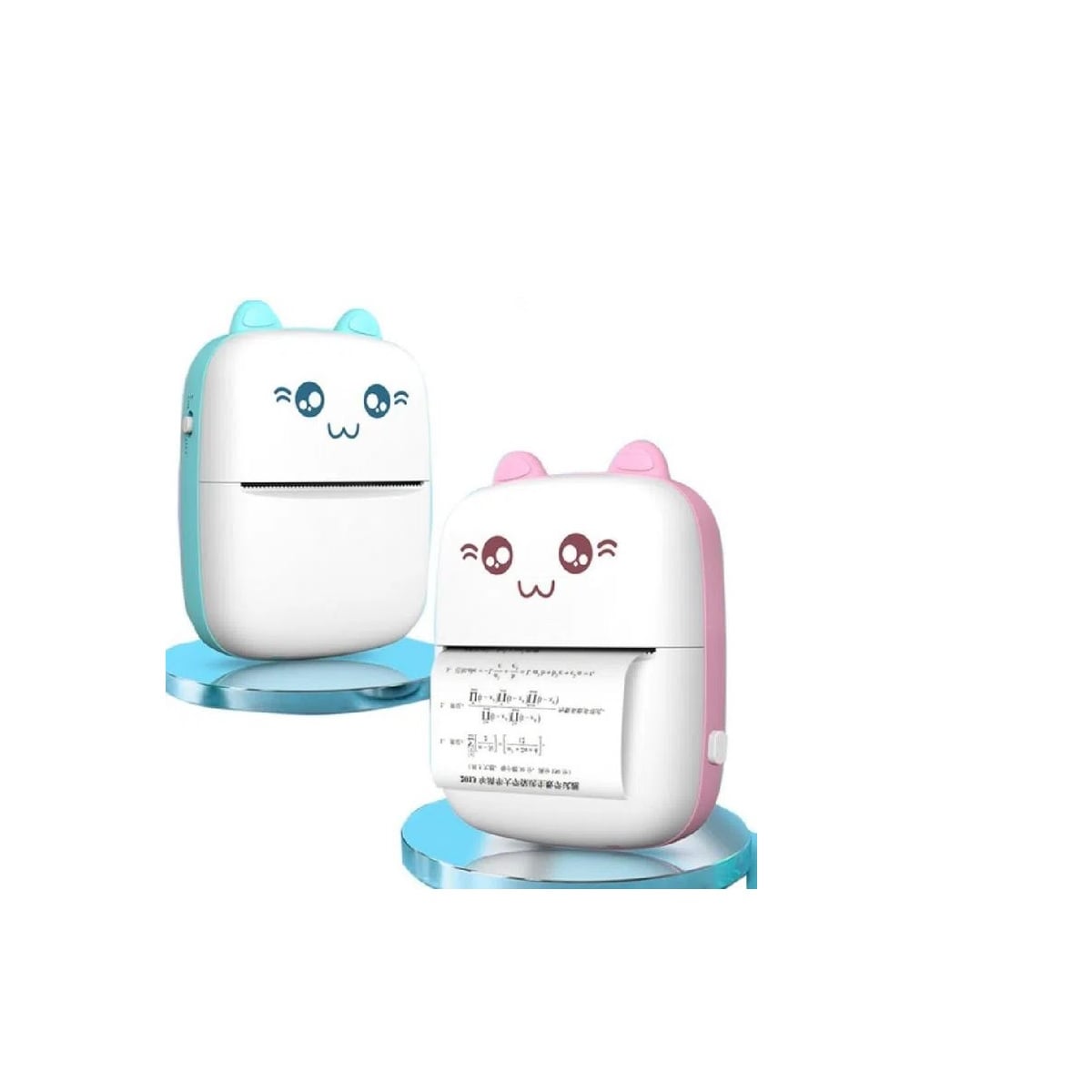 MINI IMPRESORA TÉRMICA PORTATIL RECARGABLE BLUETOOTH KAWAII