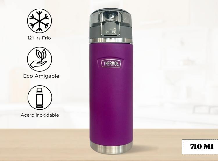 Ripley - TERMO THERMOS ICON ACERO INOXIDABLE 710 ML BEBIDA II MORADO