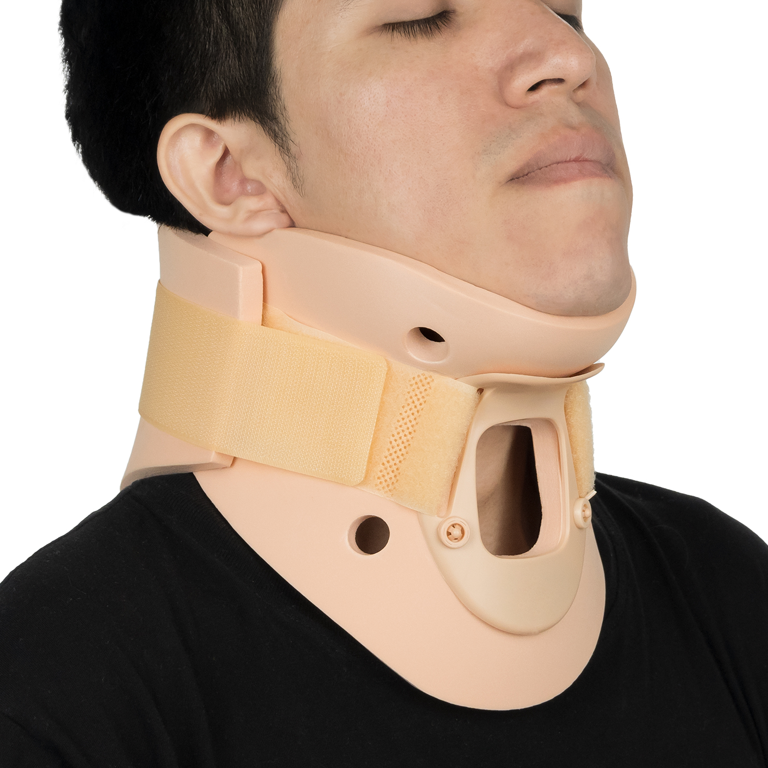 COLLARÍN CERVICAL TIPO PHILADELPHIA CON ABERTURA PARA TRAQUEOTOMÍA