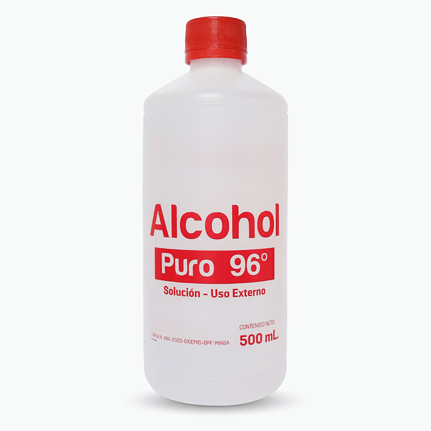 ALCOHOL 96° DE 500 ML