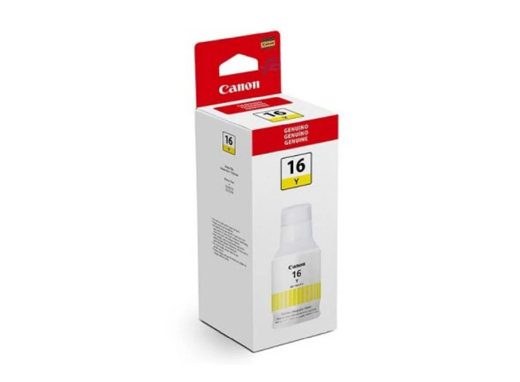 Ripley - TINTA CANON GI-16 AMARILLO YELLOW BOTELLA 135ML