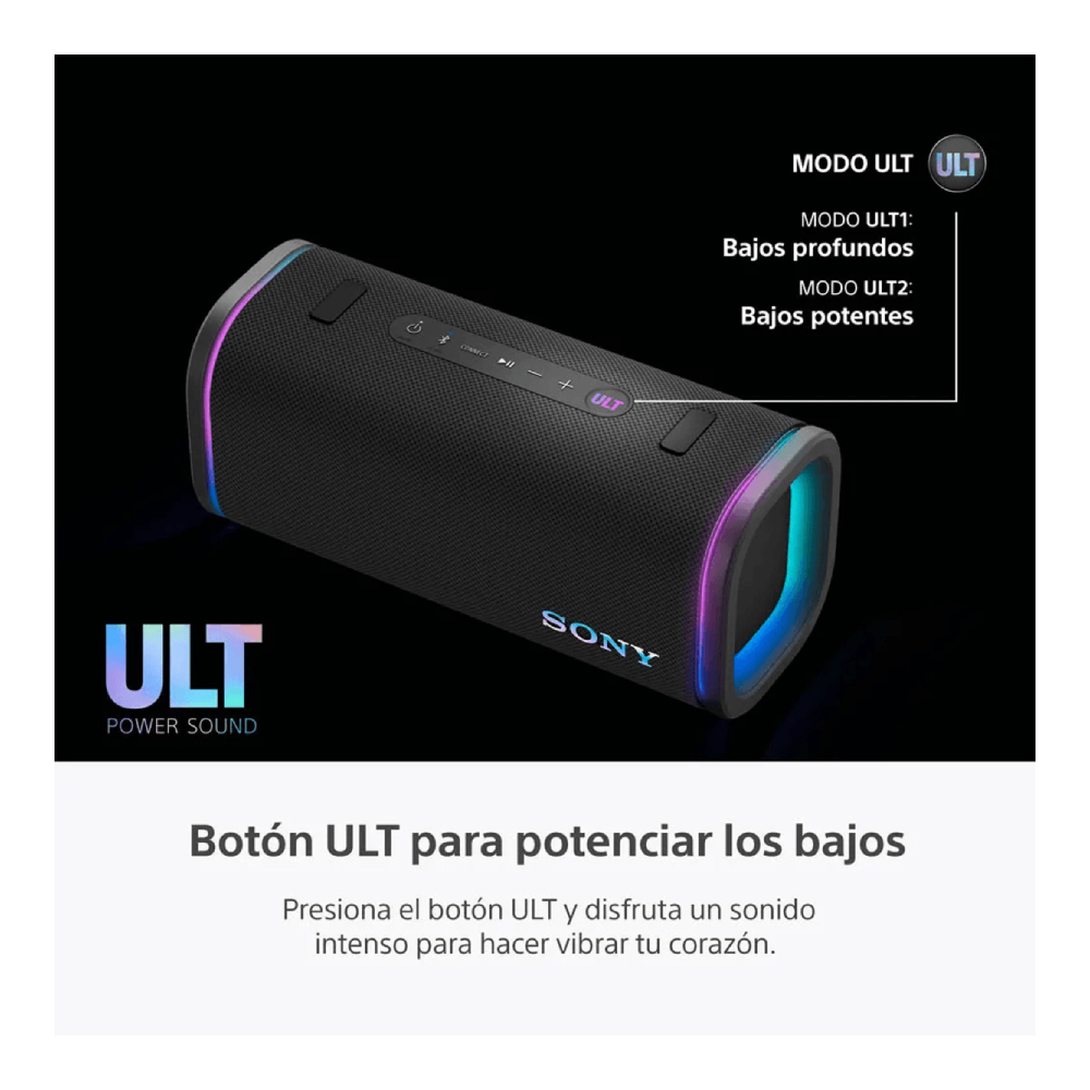 ⁠PARLANTE PARA FIESTA SONY SRS-ULT50 ULT FIELD 5 NEGRO