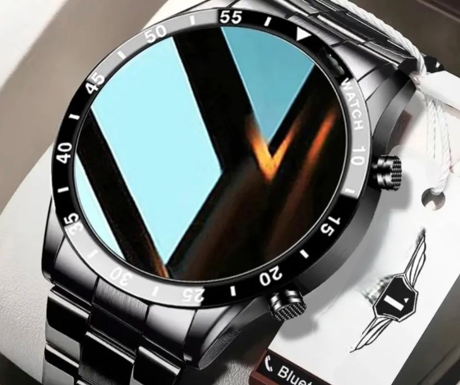 RELOJ INTELIGENTE NEGRO SMARTWATCH DEPORTIVO TÁCTIL TODO EN UNO