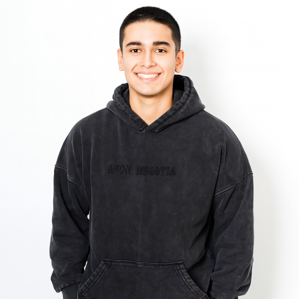 POLERA HOODIE OVERSIZE UNISEX STREETWEAR
