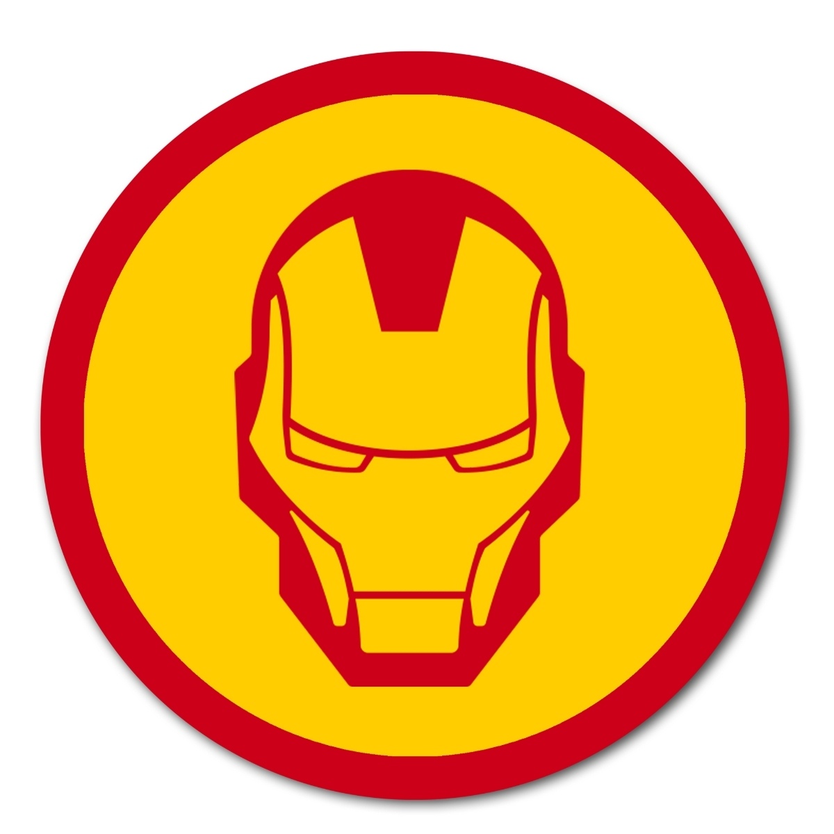 MOUSE PAD CIRCULAR IRON MAN 1