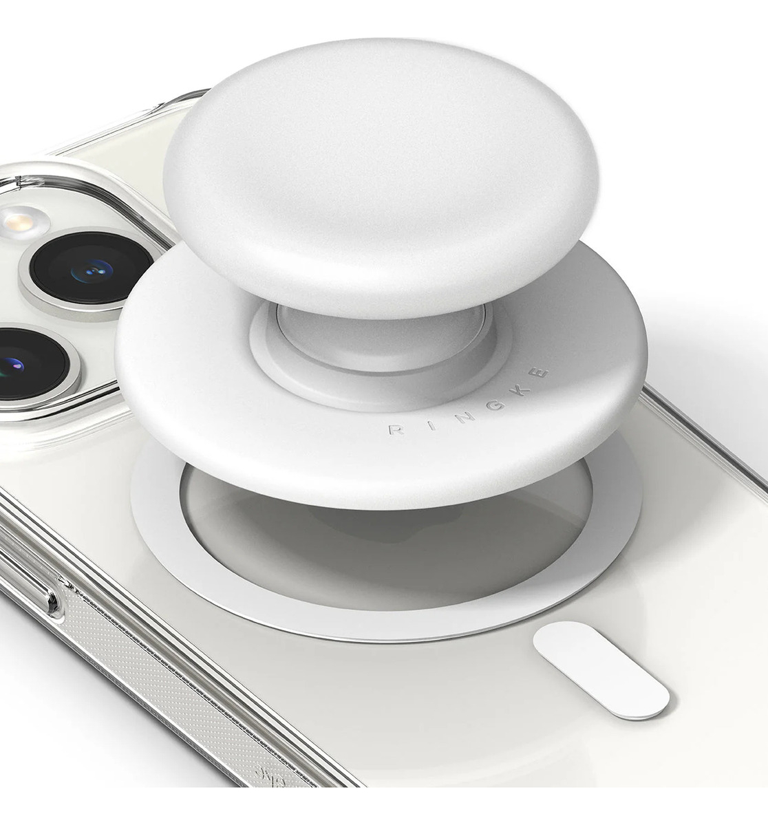 RINGKE POP SOCKET (MAG) PARA IPHONE 13 / PRO / MAX / MINI WH